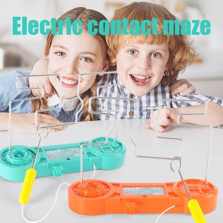 Funny Circuit Maze Game Buzz Wire Finger Shock Science Experiment ...