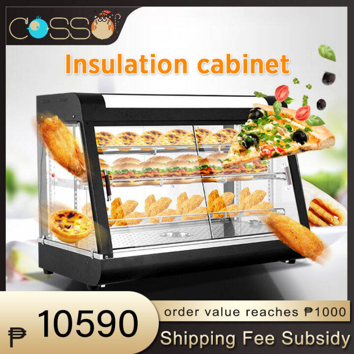 [COD][3 Months Warranty]Stainless steel insulation cabinet display ...
