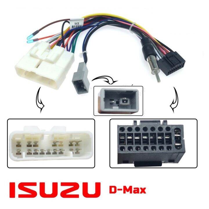 Isuzu D-Max OEM Plug and Play Socket Cable For Car Android Player ...