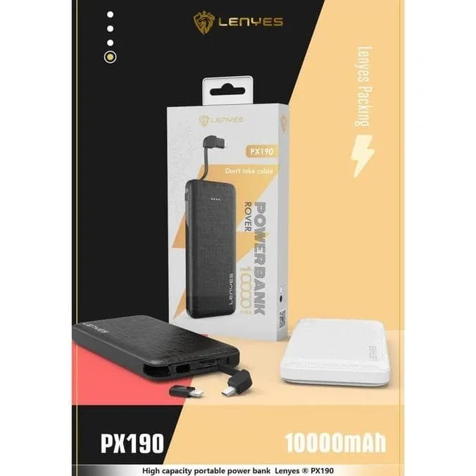 Power Bank Lenyes PX190 10000 mAh 2 IN 1 | Lazada Indonesia