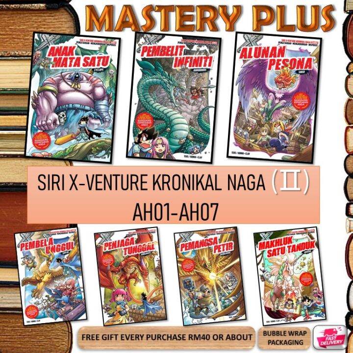 GEMPAK STARZ : SIRI X-VENTURE KRONIKAL NAGA (Ⅱ) AH01-AH12 KADOKAWA GEMPAK STARZ | Lazada