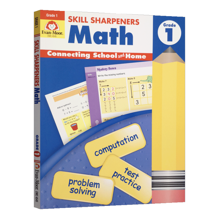 Evan moor skill sharpeners Math Grade 1 skill pencil sharpener series ...