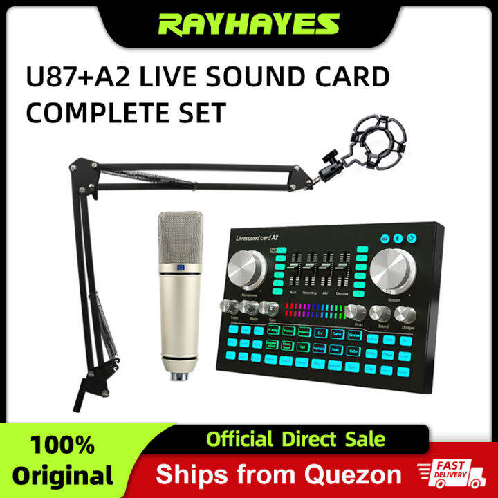 RAYHAYES A2 professional Live Sound Card Complete Set Original mini ...