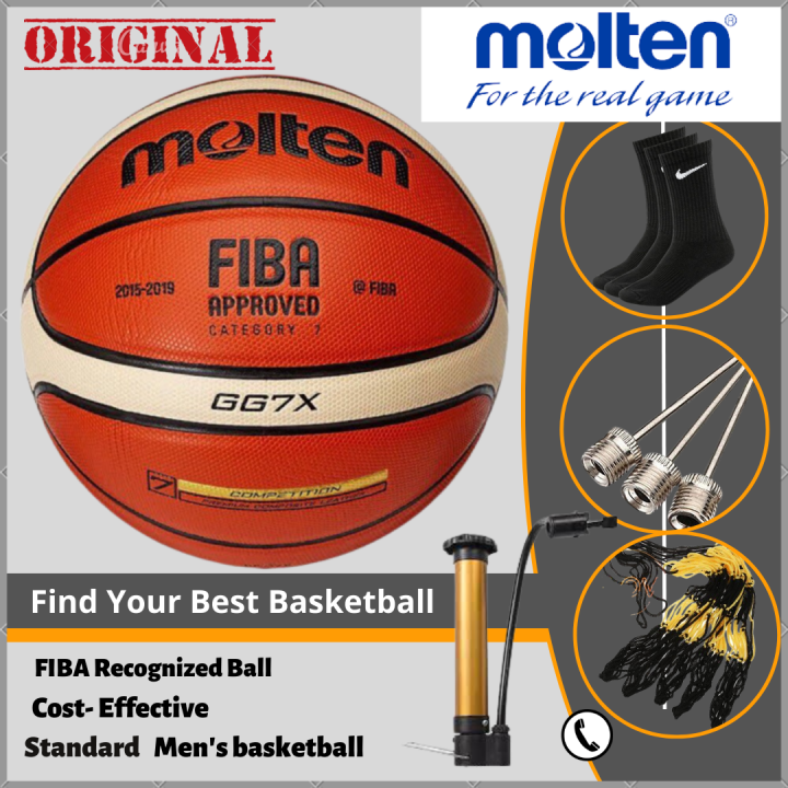 Molten GG7X Original FIBA Official Basketball Size 7 P.U. Leather ...