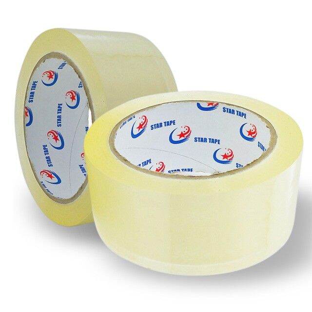 Lakban / Plakban Bening Coklat STAR TAPE 2 Inch / 48mm x 90 Yard ...