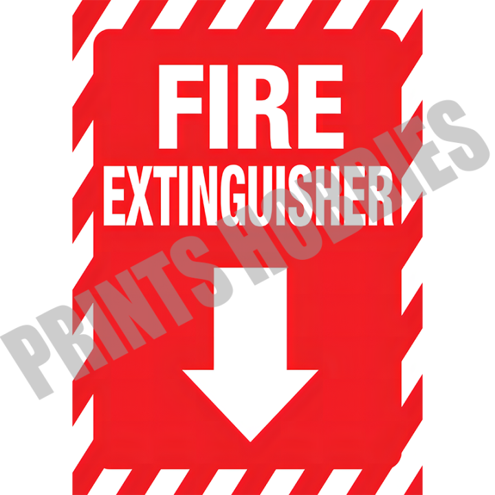Laminated Signages | Fire Extinguisher | Signage | Sign Boards | Lazada PH