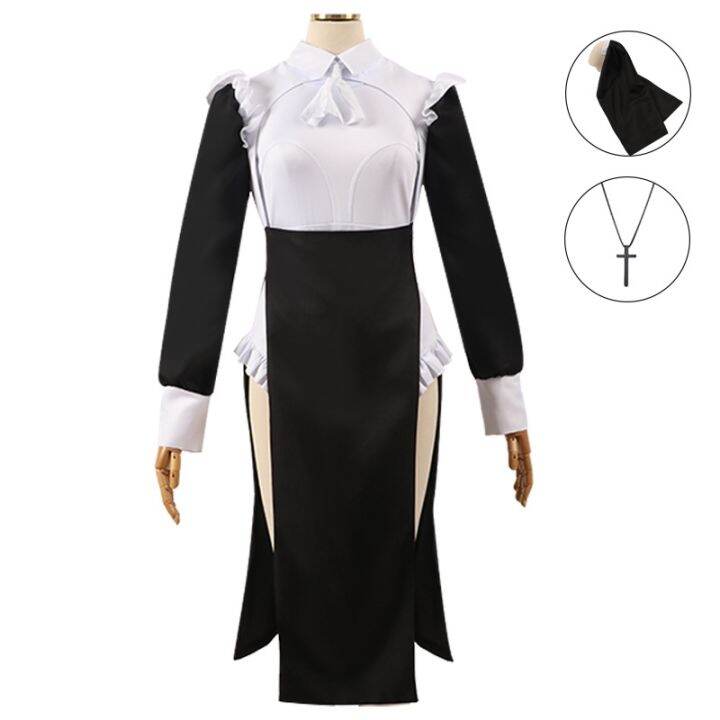 Nun cos suit se chowbie costume role-pling nun uniform cospl costume ...