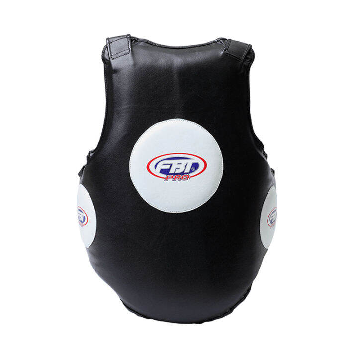 FBT เป้ากันหน้าอก หนังแท้ FBT BP-4 สีดำ/ขาว 44454 | Lazada.co.th