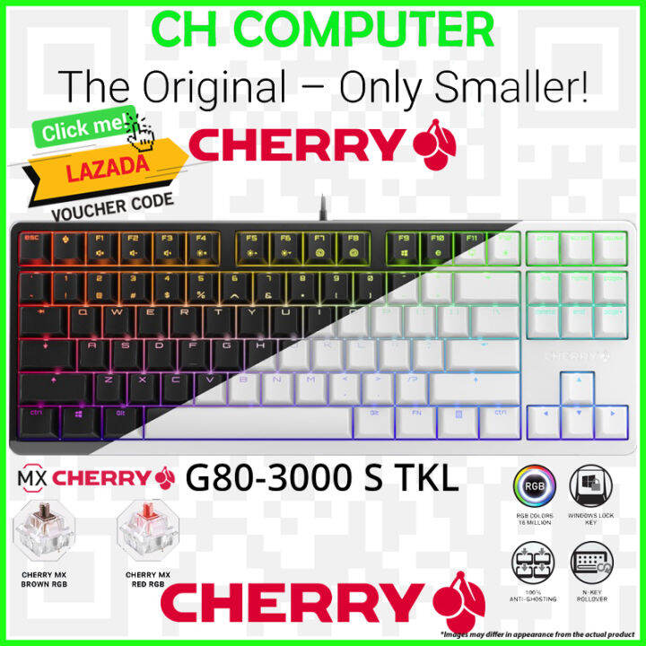 Genuine Cherry Keyboard Cherry MX G80-3000 S / G80-3000S TKL RGB ...