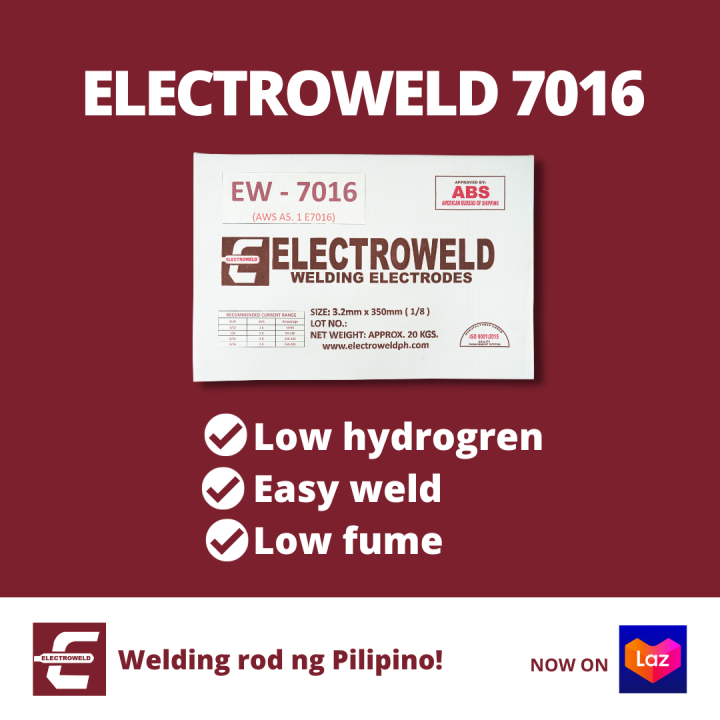 1-KG Electroweld 7016 Welding Electrode (AWS E7016) | Lazada PH
