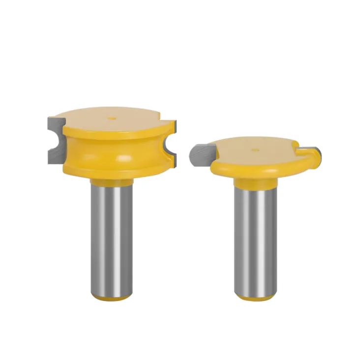 LAVIE 2 pcs 12mm 1/2" Shank Canoe Flute and Bead Router Bit Set ...