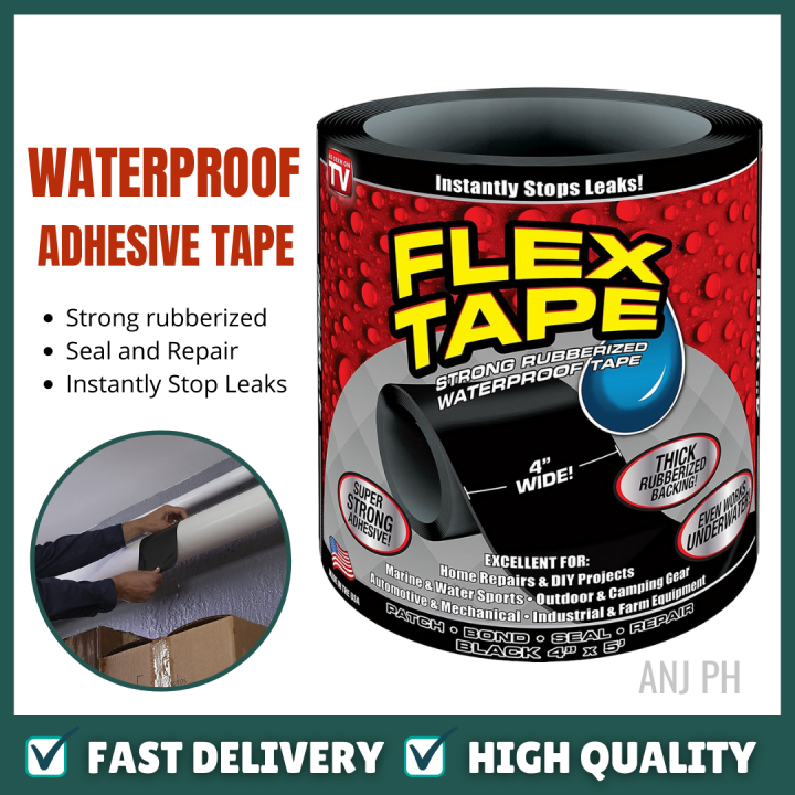 SUPER TRENDING Adhesive Waterproof Tape Instantly Seals Out Water, Air ...