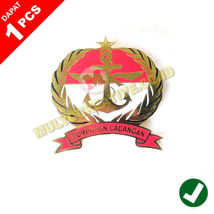 Pin Komcad - Pin Bros Logo Komponen Cadangan Kemhan RI /1Pcs | Lazada ...