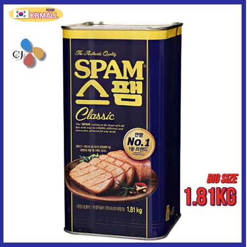 [Korean Origin] CJ Spam Classic 1.81kg [Bulk Size] CJ 스팸 클래식 1.81kg 대용량 # korean spam # korean ...