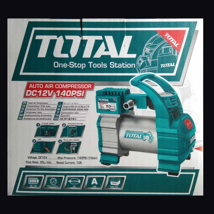 Total Auto Air Compressor 140 PSI 12V TTAC1406 | Lazada PH