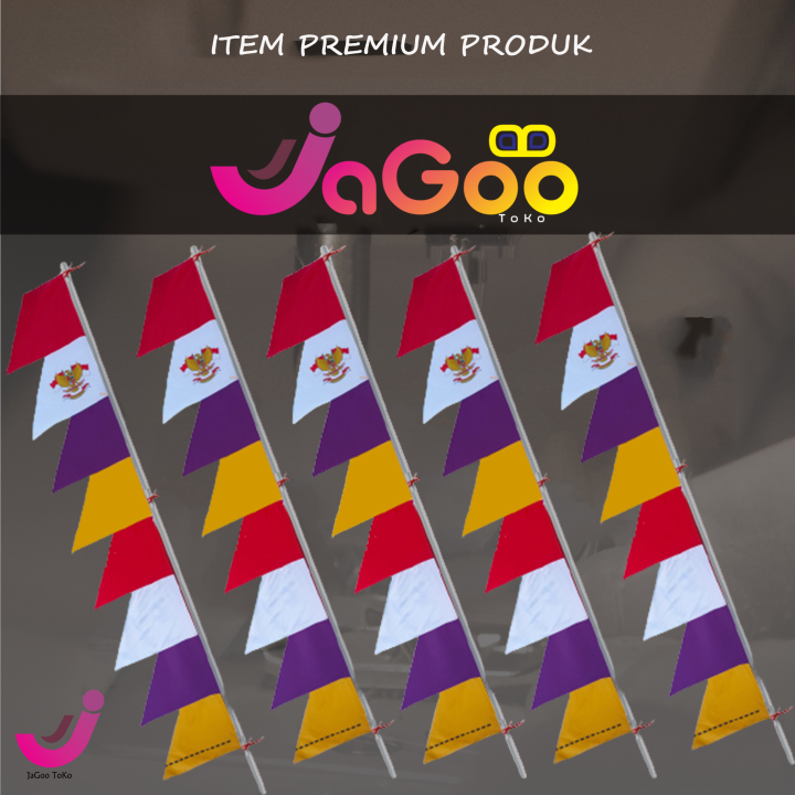 Bendera Umbul 8 ZigZag Warna UNGU Panjang 270cm | Lazada Indonesia