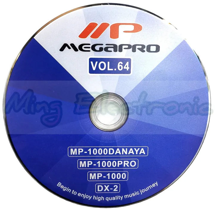 MP-MEGAPRO Updated CD volume-64 for MP-1000, MP-1000PRO and MP-DANAYA ...