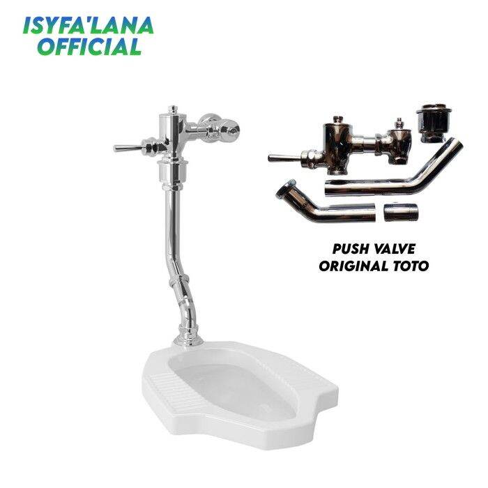 kloset jongkok toto ce9 set flush komplit | Lazada Indonesia