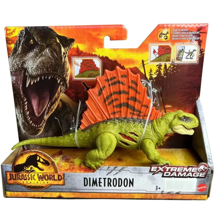 Mattel GWN15 Jurassic World Military Dimetrodon Extreme Damage Dinosaur ...