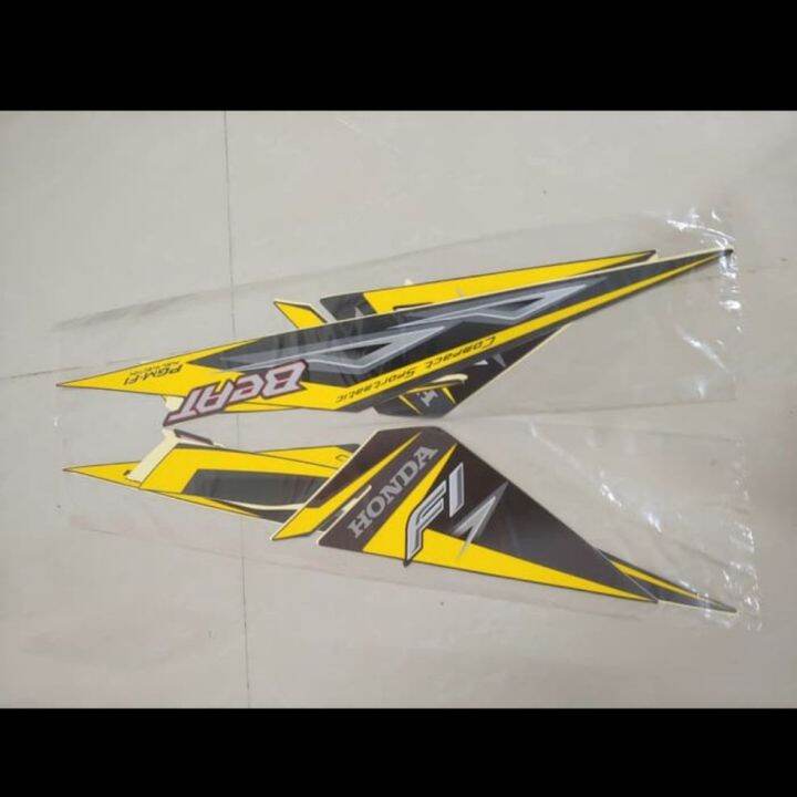 full striping beat fi 2013 kuning hitam | Lazada Indonesia