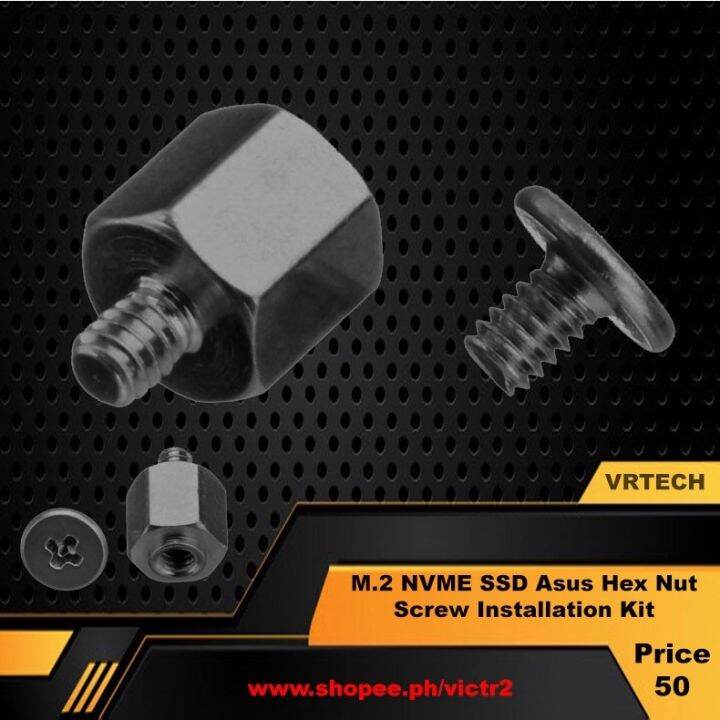 ASUS M.2 SSD NVME Motherboard Screw Hex Nut Installation Kit | Lazada PH
