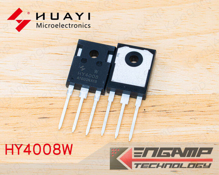 (1ตัว) [FET] HY4008W HOOYI N-CH MOSFET 200A 80V 2.9mR TO-247-3L ...