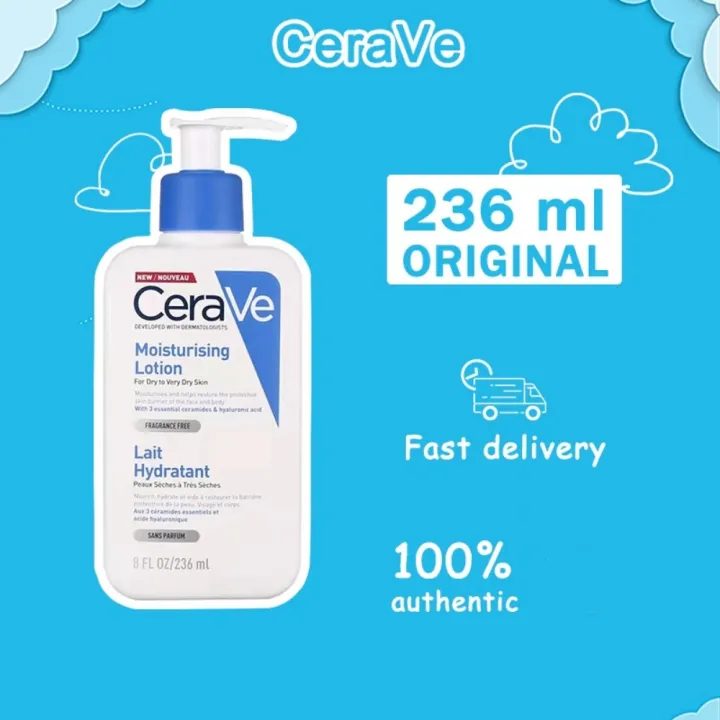 CeraVe Body Lotion 236ML/8FL OZ, CeraVe Long Lasting Whitening ...