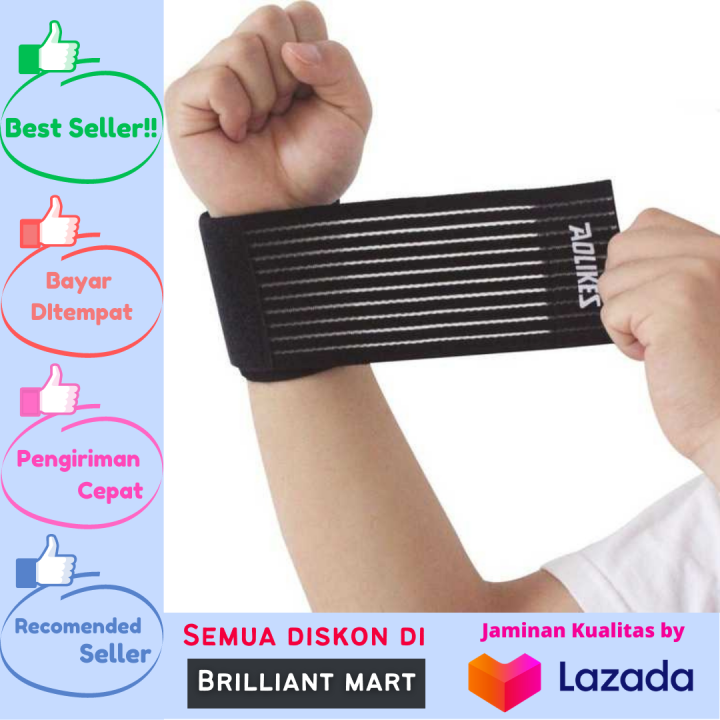 [BISA COD] Wrist Support Aolikes | Wirtsband Deker Pelindung Pergelangan Tangan pria wanita ...