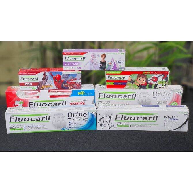 Fluocaril Pyodontyl Parodontax Sensodyne Toothpaste Original white ...