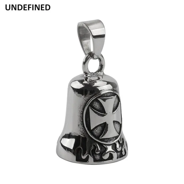 Motorcycle Bell Cross Engine Cool Biker Guard Bell Stainless Steel ...