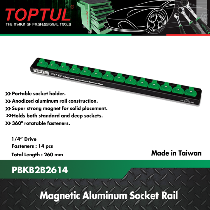 Toptul Magnetic Socket Rail | Lazada PH