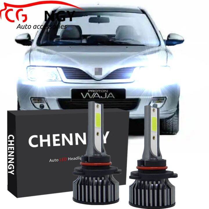 For Proton Waja 2000-2011 - LED Front Headlamp HeadLight Light Bulbs ...