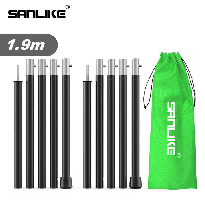 SANLIKE เต็นท์เสาใบปลิว Tar Pole อลูมิเนียมเต็นท์เสา 2 เมตรปรับตั้ง ...