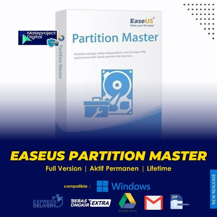 Software EASEUS Partition Master 2023 Aplikasi tool Partisi Hardisk ...