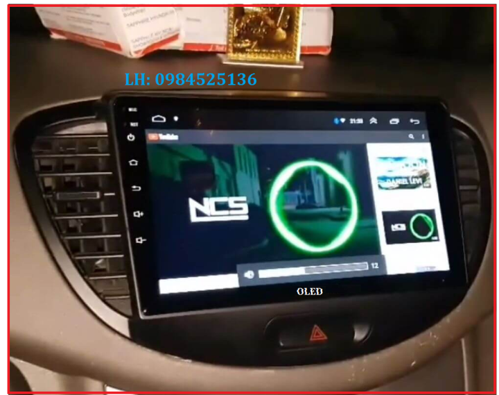 Bộ màn hình cho xe hyundai i10 2006 2010, màn OLED C2 NEW CÓ QUẠT TẢN NHIỆT, 9inch, Màn DVD giá ...