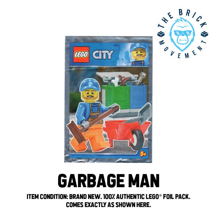 LEGO® CITY Garbage Man Foil Pack | Lazada PH