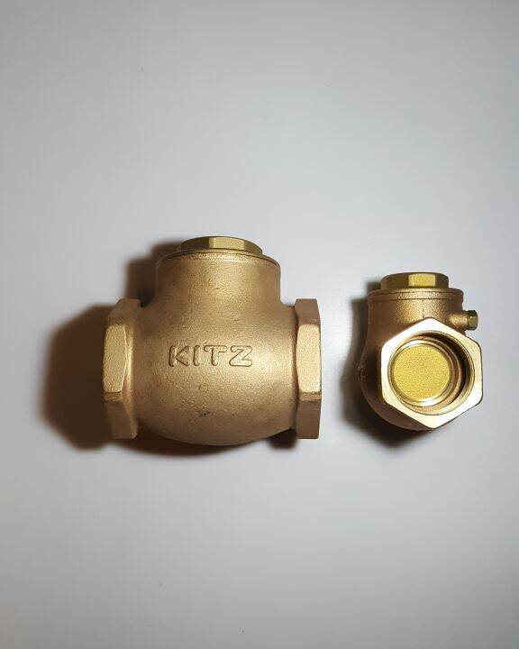 KITZ เช็ควาล์วสวิงทองเหลือง 1 1/2 นิ้ว Swing check valve Type R จำนวน 1 ...