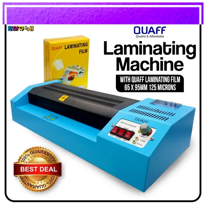 A3/A4 QUAFF Laminator Machine HOT/COLD/REVERSE 220v Heavy Duty ...