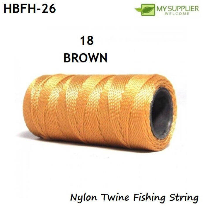 HBFH-26 No.18 Nylon Fishing String Twine / Multi-Purpose Nylon Twine Yarn/ Benang Nilon Kait ...