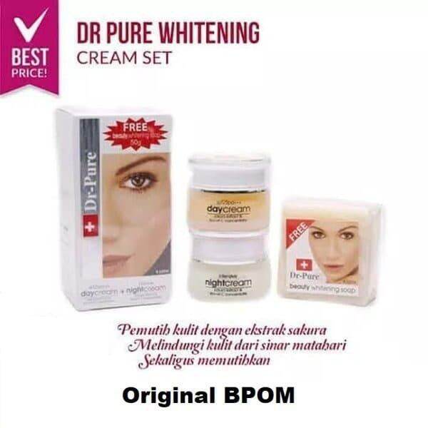 DR-PURE CREAM SET ORIGINAL BPOM - PAKET DR PURE FREE SABUN | Lazada ...