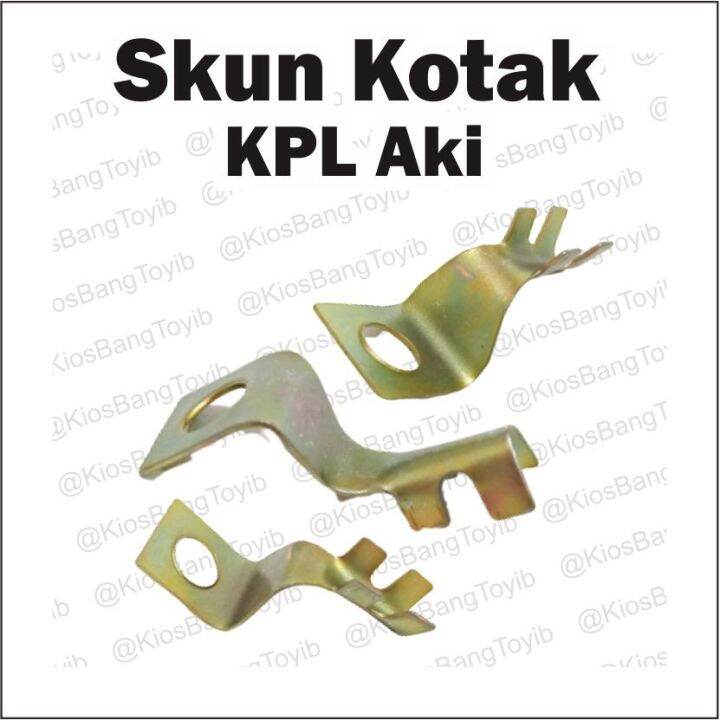Skun Aki Accu Kotak/ Terminal Klem Aki Kotak Universal (150) | Lazada ...