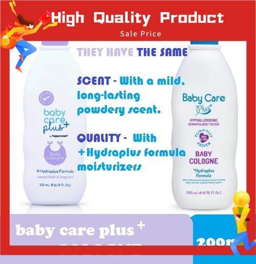 Buy 1 Get 1 Baby Care Plus + White Baby Cologne 200mL（Quality Goods ...