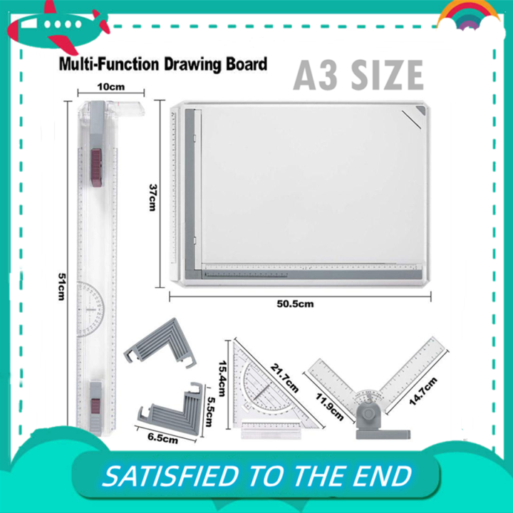 【24 hours delivery】Portable A3/A2 Drawing Board Draft Painting Board ...