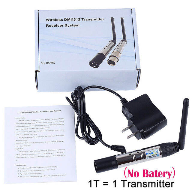 Dmx Wireless 2.4g Dmx512 Transmitter Receiver Laser Lights Controllers ...
