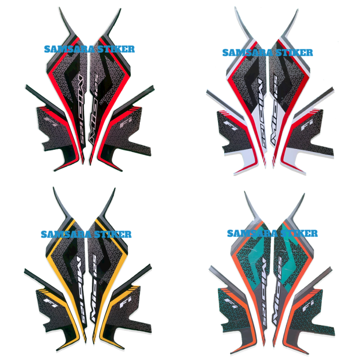 Stiker Body Motor Yamaha Mio M3 125 2019 Full Set | Lazada Indonesia