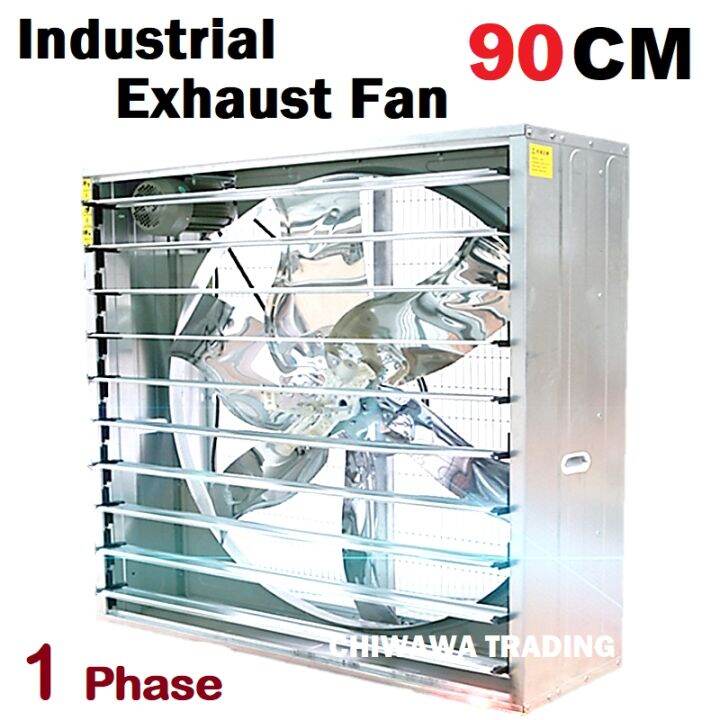 SINGLE Phase or THREE Phase Power 90CM Exhaust Fan (36 ) 36 Inch Wall ...