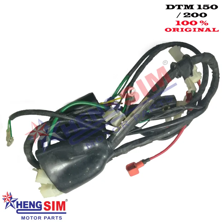 DTM 150 / 200 (ORIGINAL) WIRING BODY WIRE HARNESS FULL SET DEMAK | Lazada