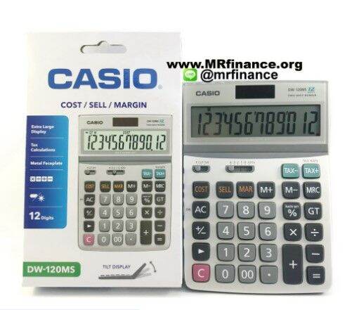 Casio DW-120MS เครื่องคิดเลขคาสิโอ ของใหม่ ของแท้ | Lazada.co.th