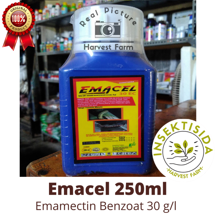 Insektisida Emacel 30EC ISI 250ML Pembasmi Ulat/ Obat Ulat Daun ...