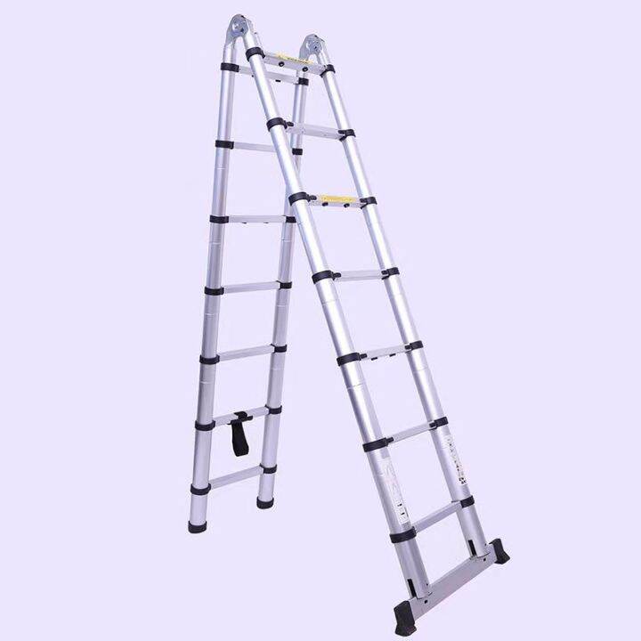 Lightweight 2.8M + 2.8M Telescopic A-Type Ladder | Lazada PH